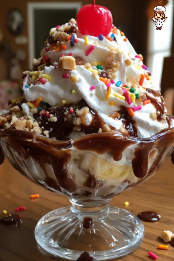 Hot Fudge Sundae – Classic Recipe with Toppings