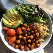 Vegan Buddha Bowl Roasted Chickpeas: 5 Vibrant Flavors