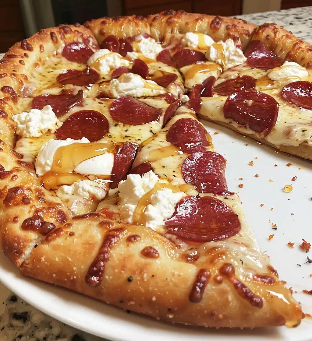 Boat-Ready Hot Honey Pizza with Ricotta & Pepperoni Bliss