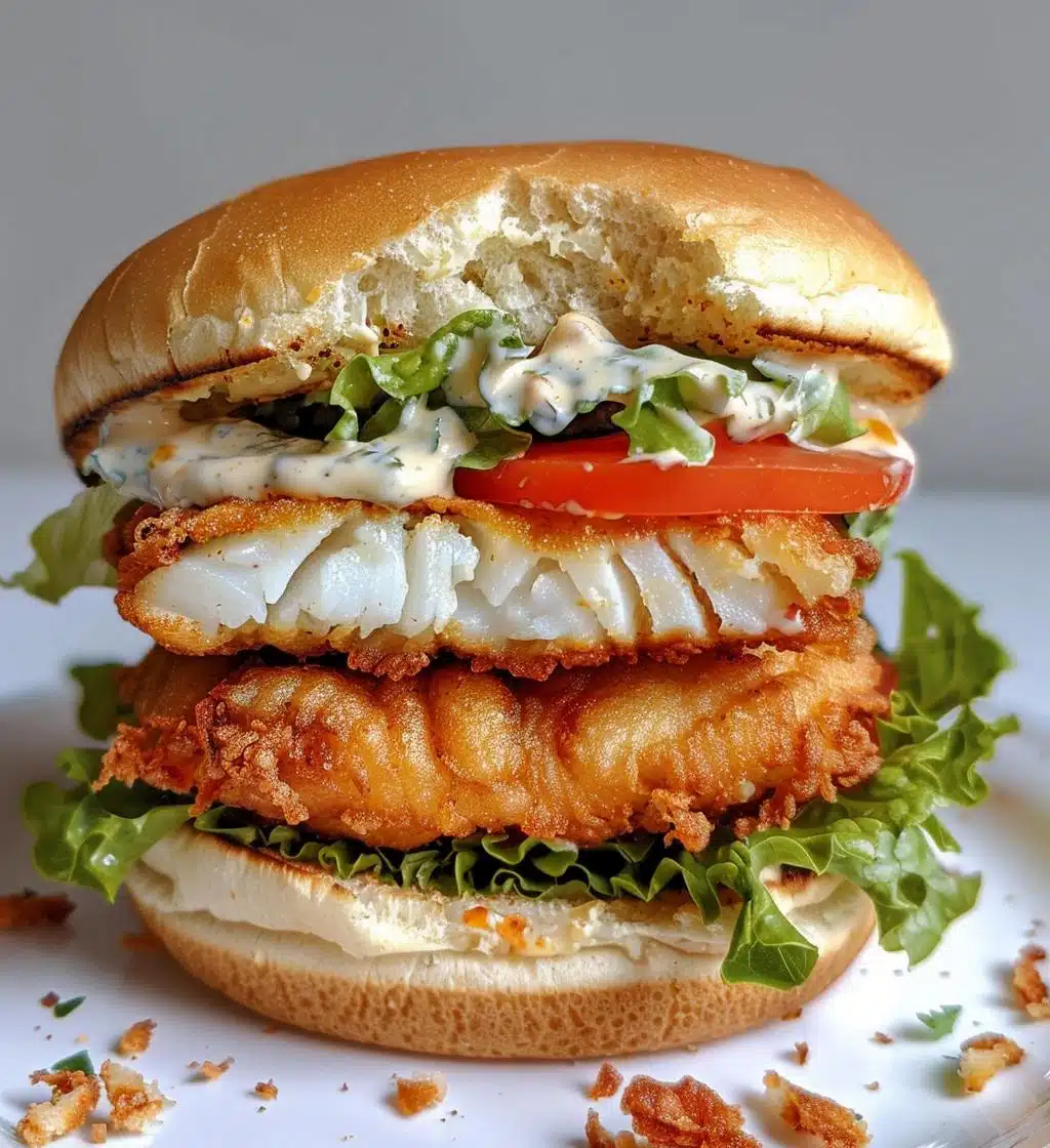 Fried Fish Burger Bliss: 5 Steps to Crispy Perfection