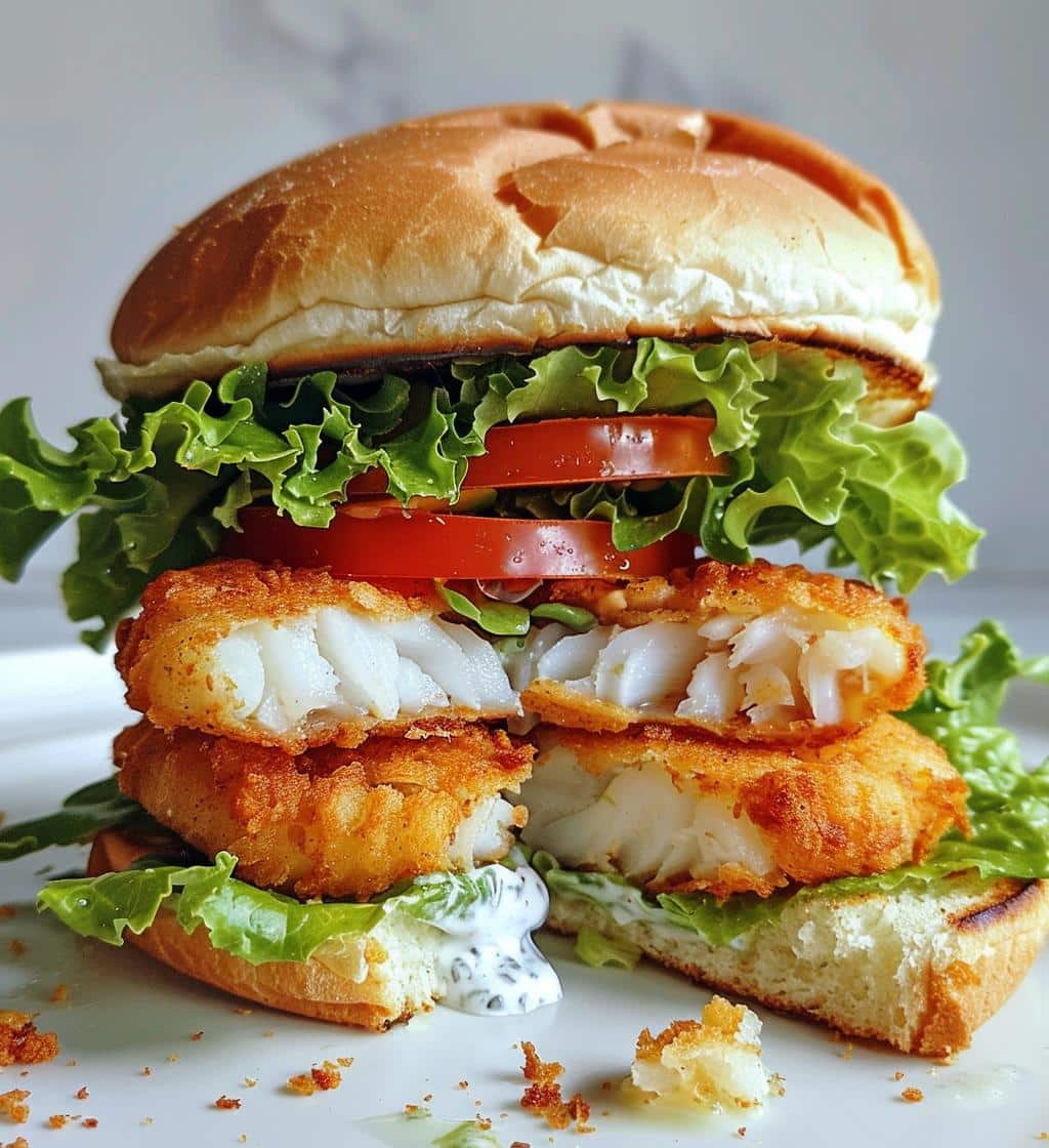 Fried Fish Burger Bliss: 5 Steps to Crispy Perfection