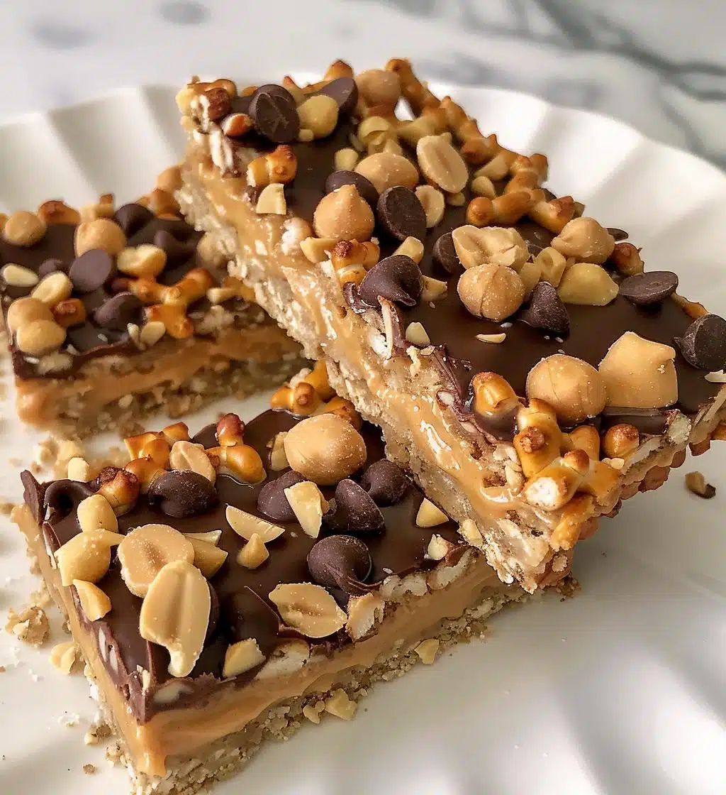 Magic Bars (Pretzel Peanut Butter) - 7 Sweet Perfections
