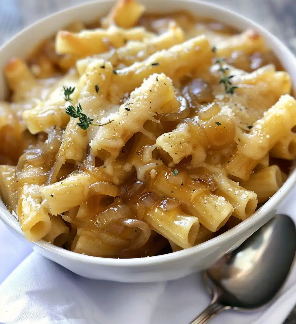 One Pot French Onion Pasta for Cozy Nights Bliss