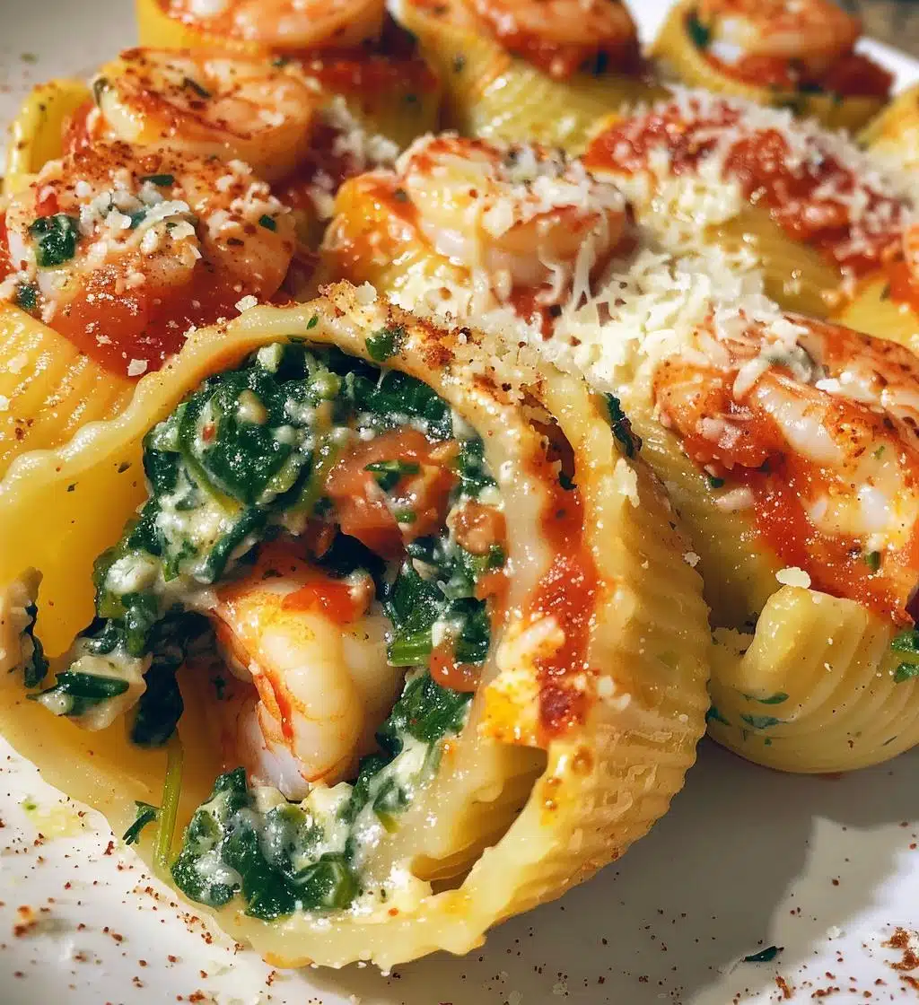 Shrimp Spinach Stuffed Pasta Rolls: 7 Irresistible Delights