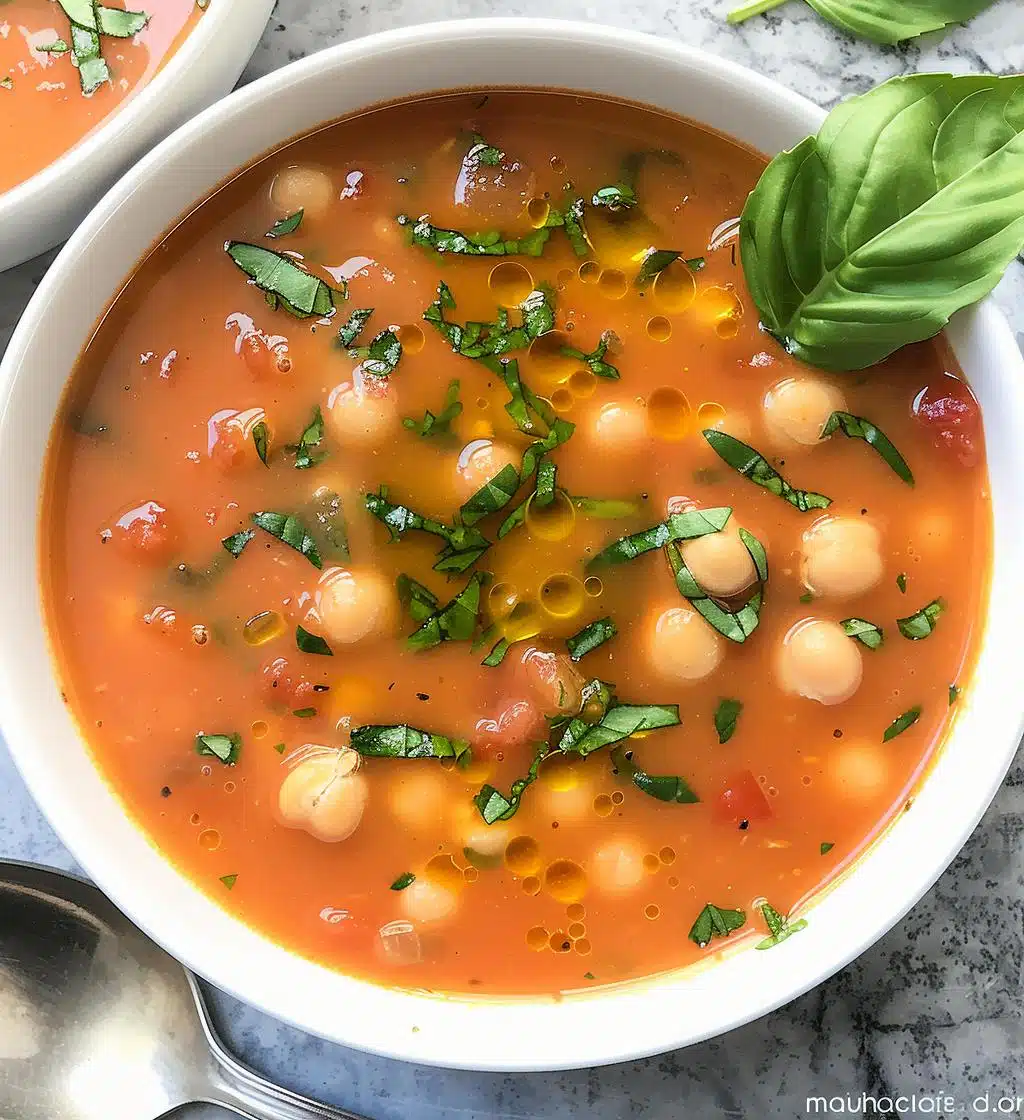Tomato Basil Chickpea Soup: 7 Reasons to Love This Comforting Bowl