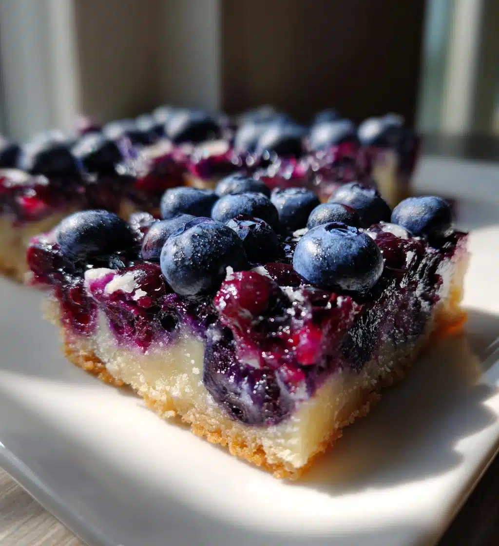 Blueberry Lemon Pie Bars: 7 Zesty Bites of Happiness
