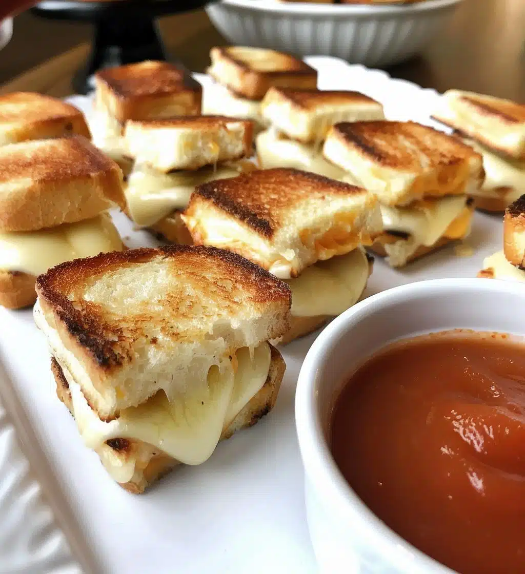 Mini Grilled Cheese Sliders: 8 Irresistible Bites of Joy