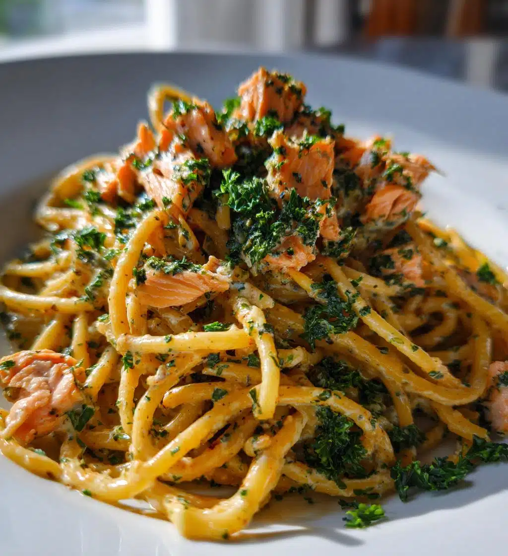 Salmon Pasta: Comforting Dish Ready in Just 25 Minutes